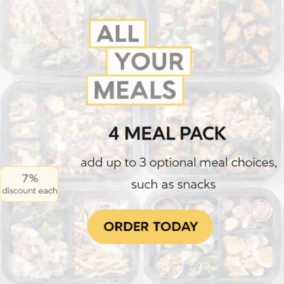 4 Meal Pack- Entrees plus add on - ALL YOUR MEALS VANCOUVER
