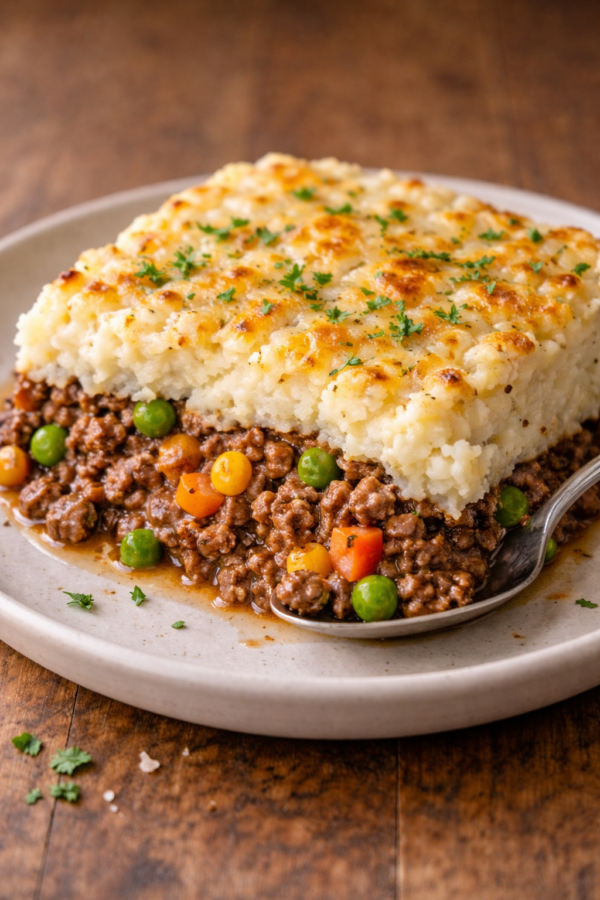 Low Carb Cottage Beef Pie Family Size - ALL YOUR MEALS VANCOUVER